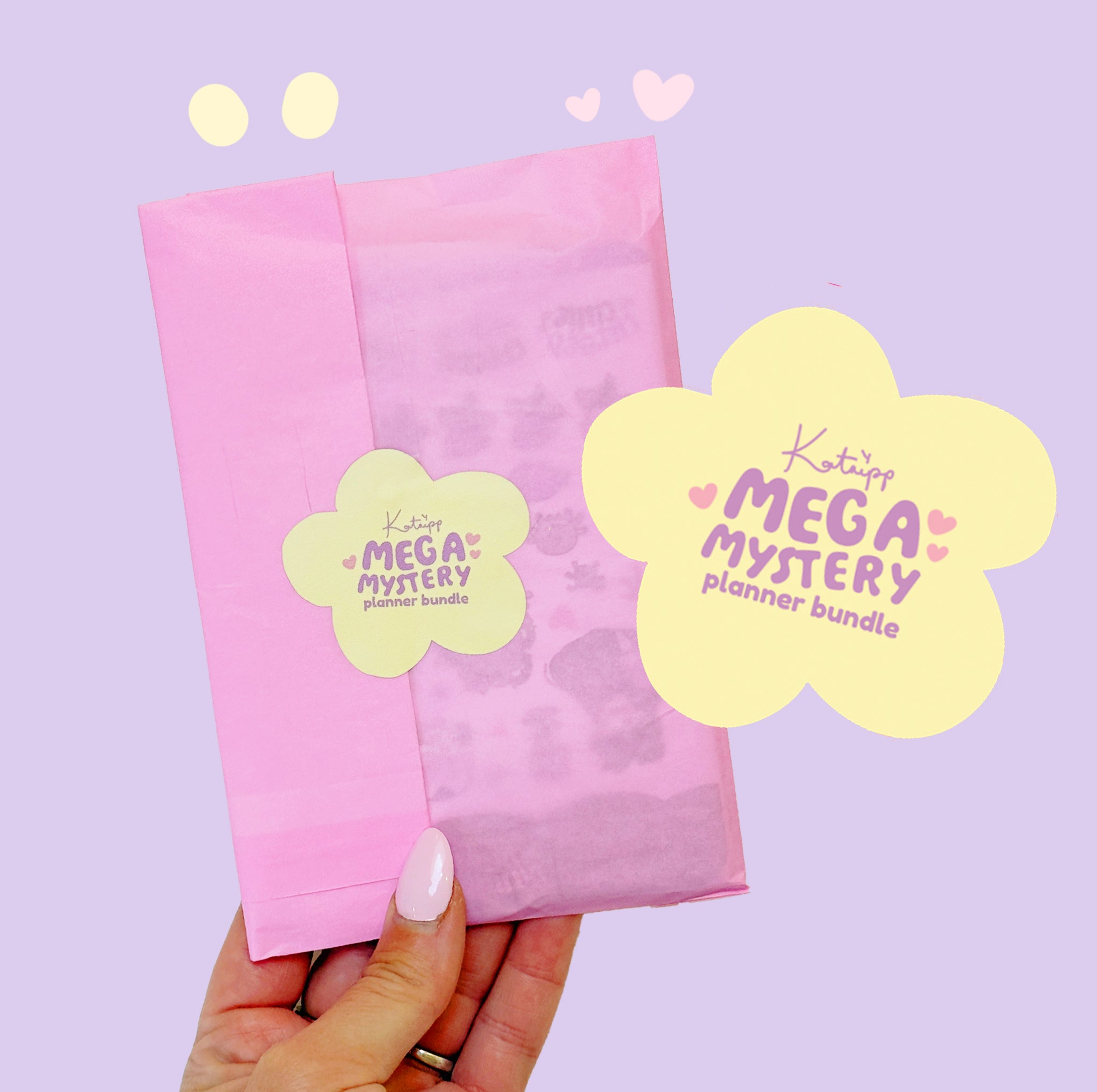 Mega Mystery A6 Sticker Bundle | Katnipp Planner Stickers | Kawaii Sur ...