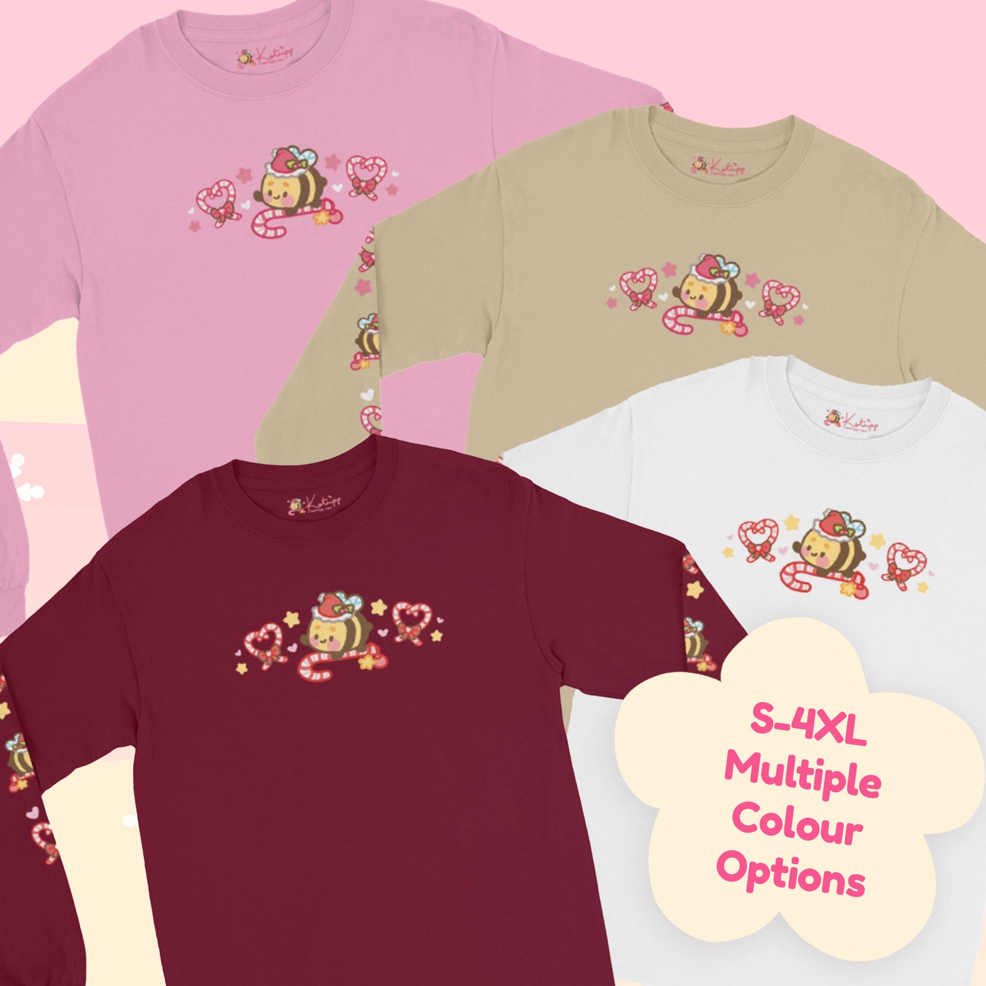 Candy Cane Lane Christmas Long Sleeve Shirt | Bumblebutt the Bumble Be ...