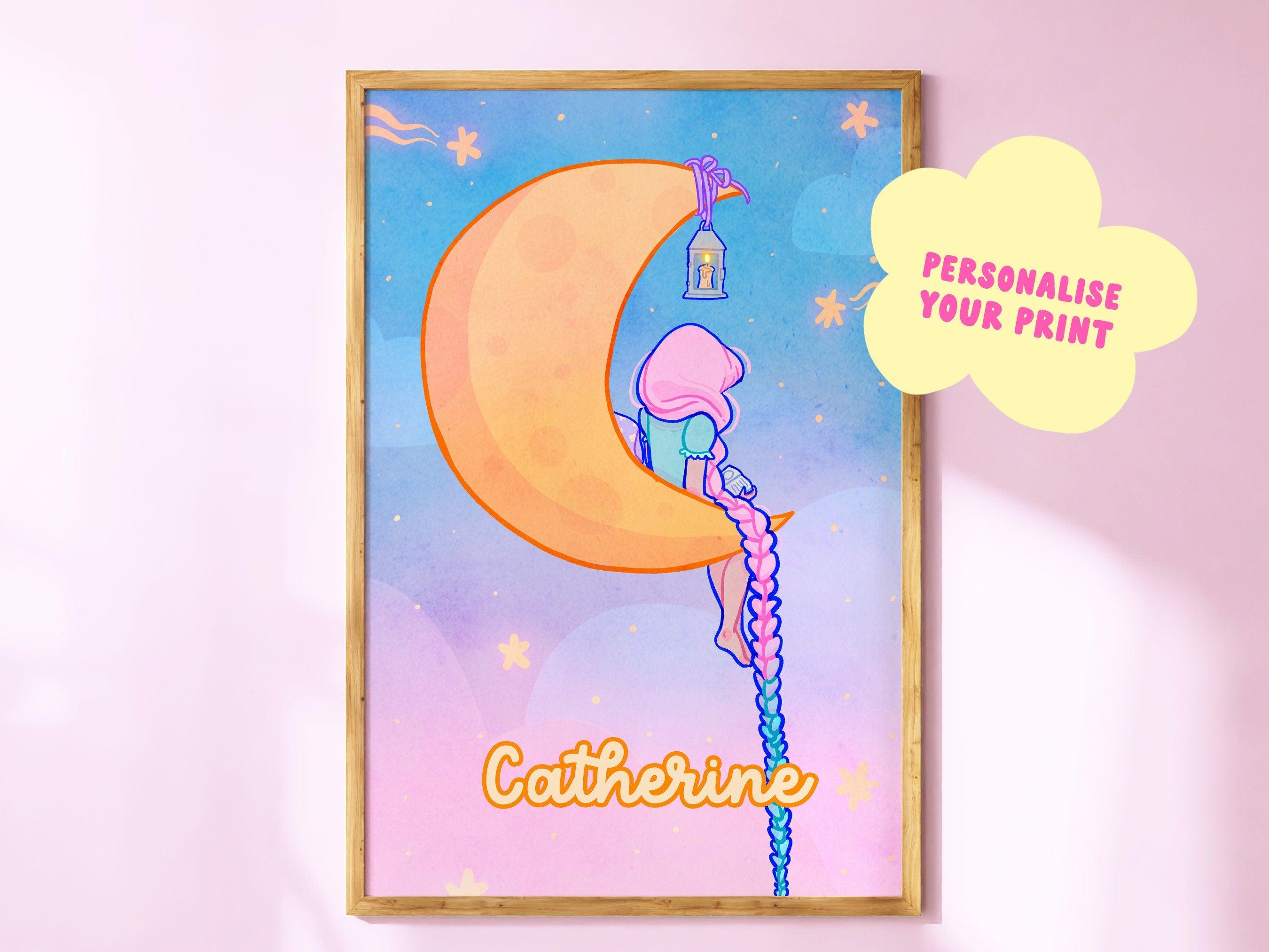 Magical Celestial Girl Custom Art Print – Katnipp Studios